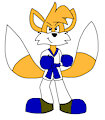 tails the fox in karate with boxing gloves by ToonlandianFox2002